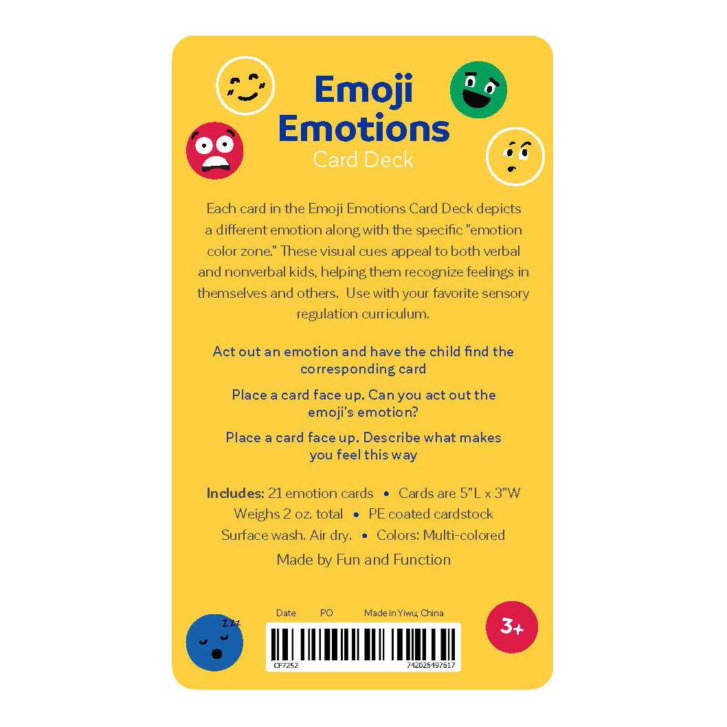 Emoji Emotions Cards | Fun & Function