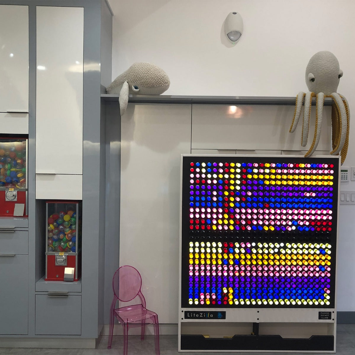 LiteZilla Giant Light Up Wall Peg Board | Fun & Function