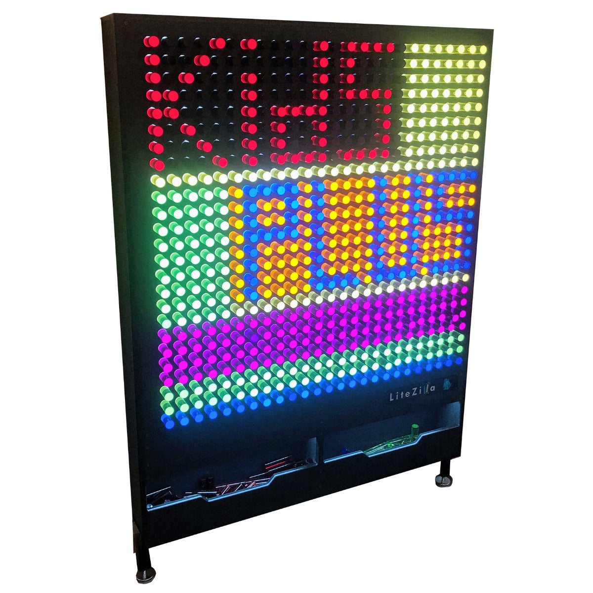 LiteZilla Giant Light Up Wall Peg Board | Fun & Function