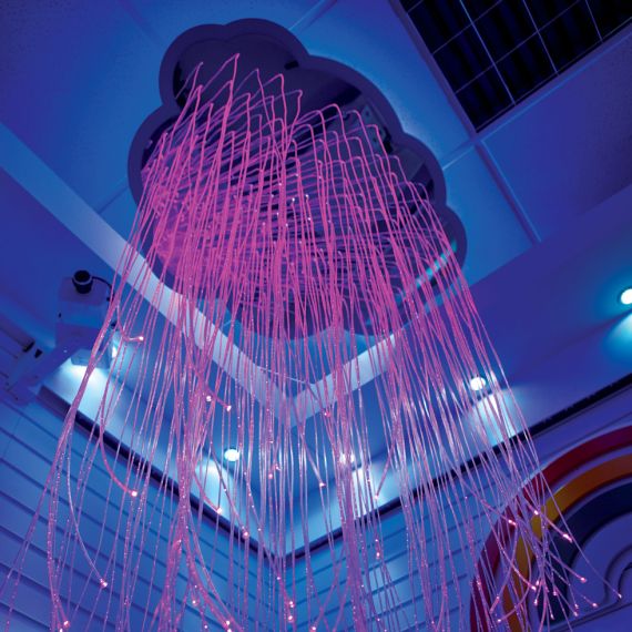 Fiber Optic Lights Ceiling Mirror | Fun & Function