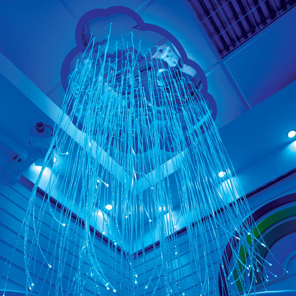 Fiber Optic Lights Ceiling Mirror | Fun & Function