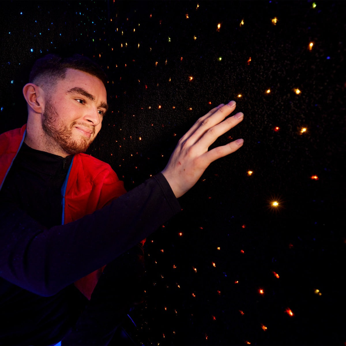 Sensory LED Fiber Optic Light Wall Carpet | Fun & Function