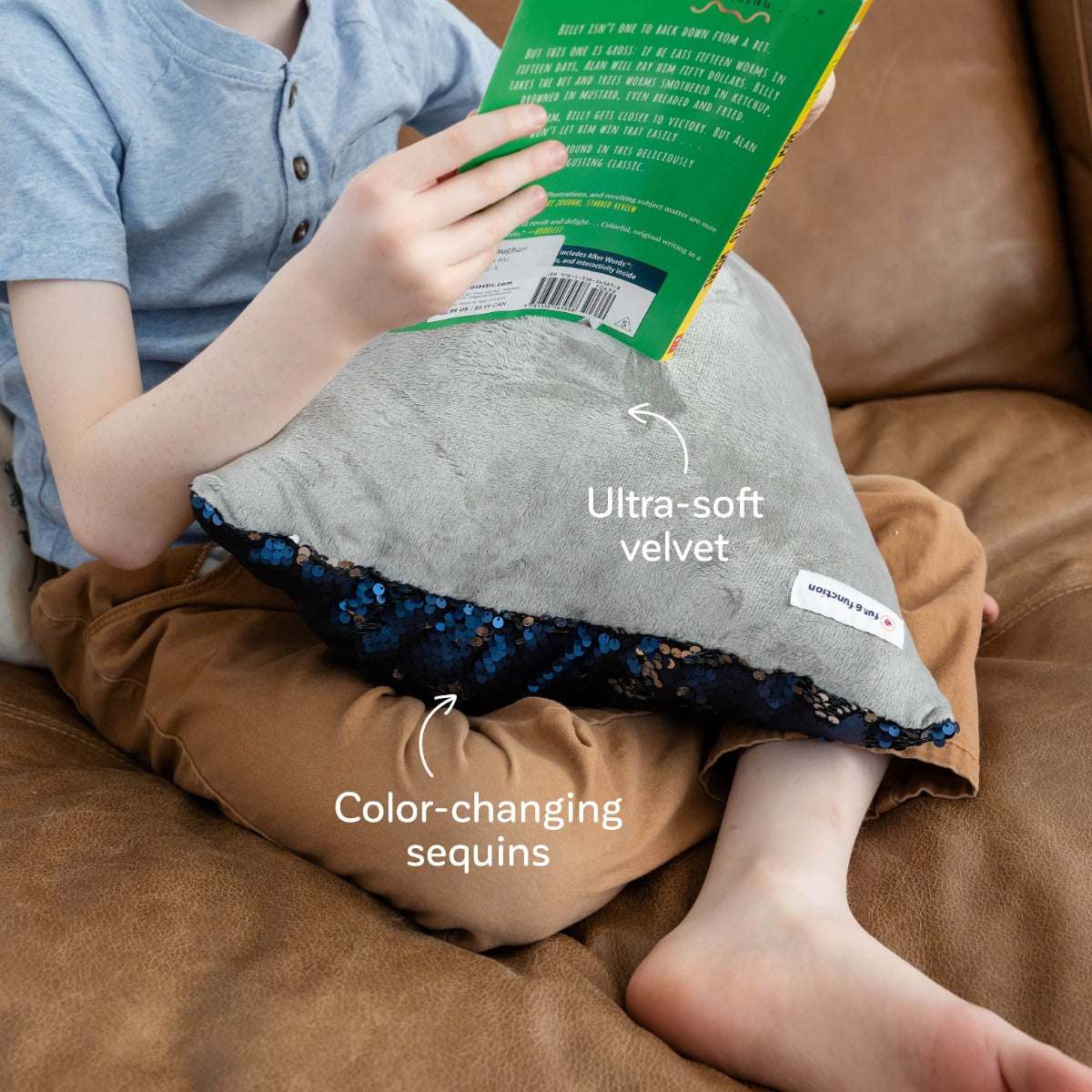 Weighted Sequin Pillow | Fun & Function